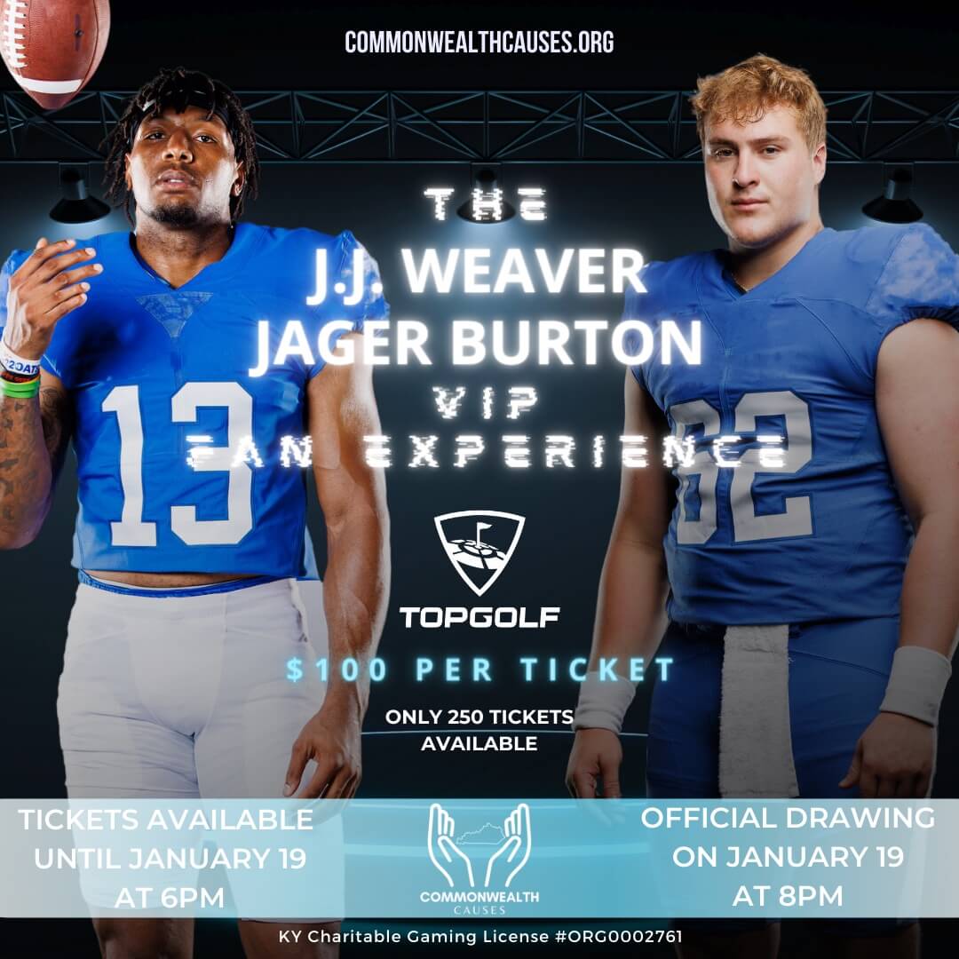 J.J. Weaver and Jager Burton VIP Football Fan Experience | Commonwealth ...
