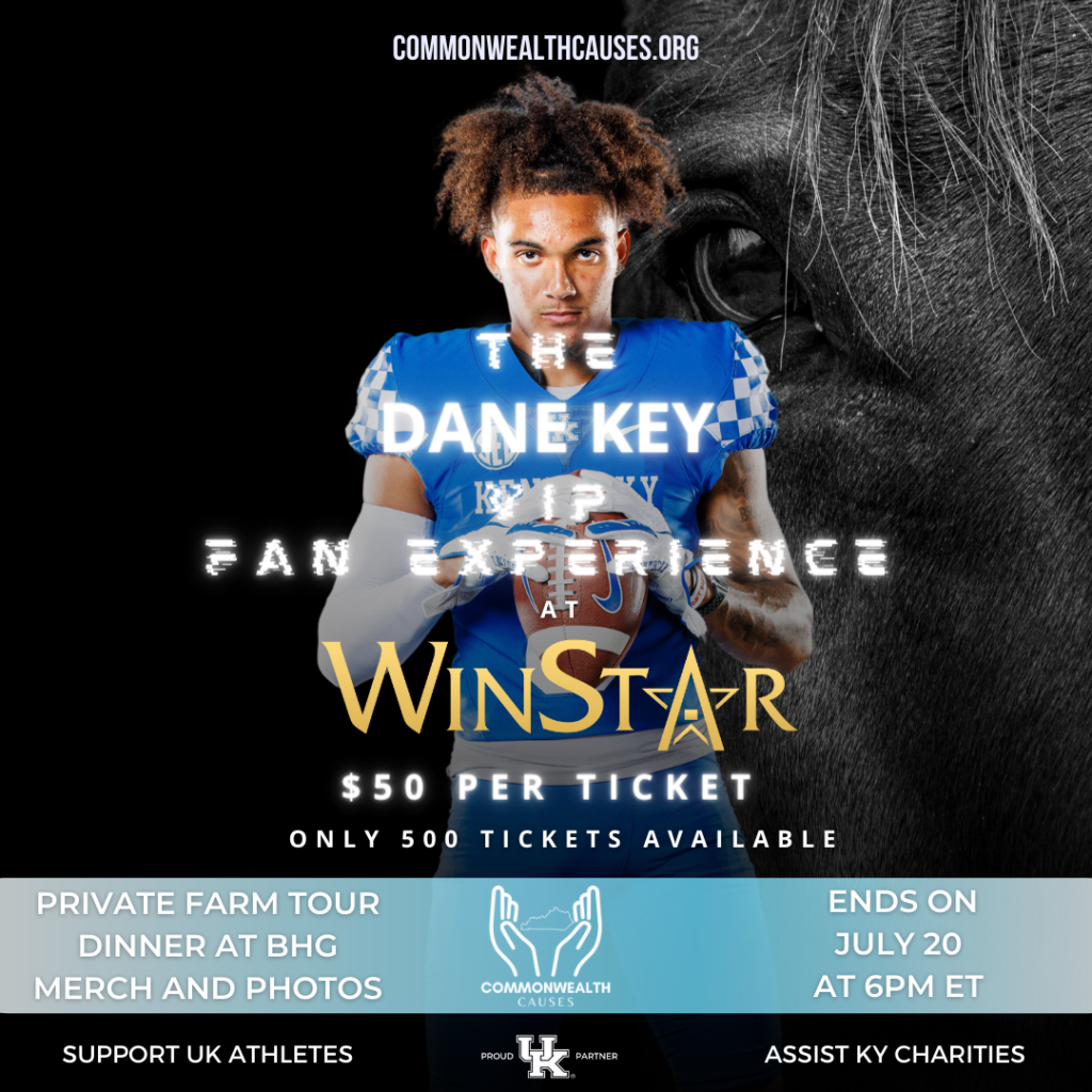 The Dane Key VIP Fan Experience at WinStar Farm | Commonwealth Causes