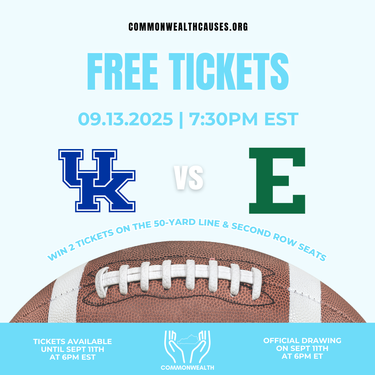 Free Ticket Giveaway | Commonwealth Causes
